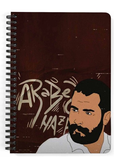 Hero Tasarım Ahmet Kaya Baskılı Ahşap Kapaklı Defter 15X20 cm DFT5000 Hero Tasarım Ahmet Kaya Baskılı Ahşap Kapaklı Defter 15X20 cm DFT5000