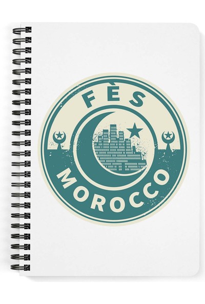 Hero Tasarım Morocco Fes Baskılı Ahşap Kapaklı Defter 15X20 cm DFT2215 Hero Tasarım Morocco Fes Baskılı Ahşap Kapaklı Defter 15X20 cm DFT2215