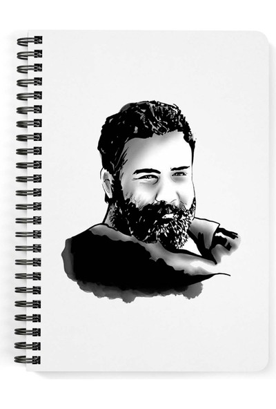 Hero Tasarım Ahmet Kaya Baskılı Ahşap Kapaklı Defter 15X20 cm DFT6229 Hero Tasarım Ahmet Kaya Baskılı Ahşap Kapaklı Defter 15X20 cm DFT6229