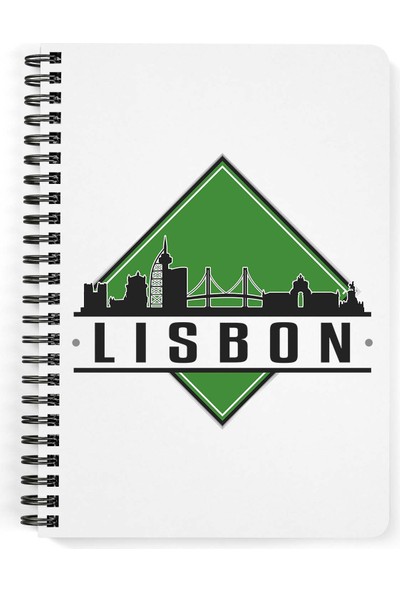 Hero Tasarım Lisbon Baskılı Ahşap Kapaklı Defter 15X20 cm DFT2235 Hero Tasarım Lisbon Baskılı Ahşap Kapaklı Defter 15X20 cm DFT2235