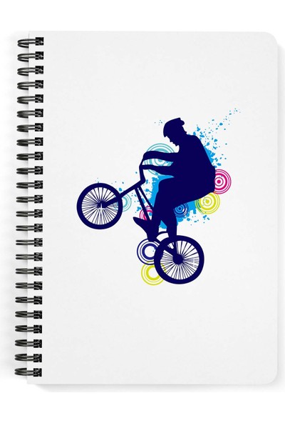 Hero Tasarım Bisiklet Baskılı Ahşap Kapaklı Defter 15X20 cm DFT6337 Hero Tasarım Bisiklet Baskılı Ahşap Kapaklı Defter 15X20 cm DFT6337