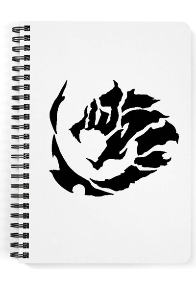 Hero Tasarım Anime Baskılı Ahşap Kapaklı Defter 15X20 cm DFT6248