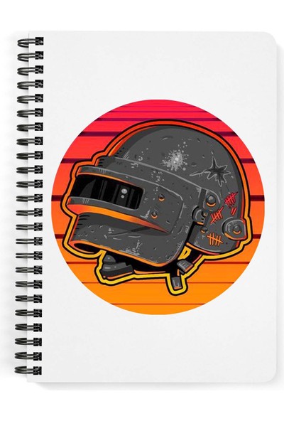 Hero Tasarım Pubg Baskılı Ahşap Kapaklı Defter 15X20 cm DFT6028
