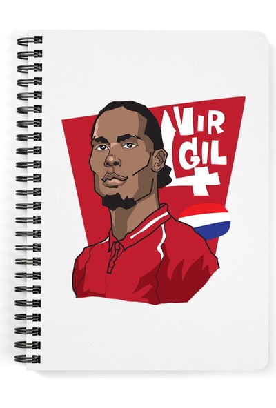 Hero Tasarım Virgil Van Dijk Baskılı Ahşap Kapaklı Defter 15X20 cm DFT1211 Hero Tasarım Virgil Van Dijk Baskılı Ahşap Kapaklı Defter 15X20 cm DFT1211