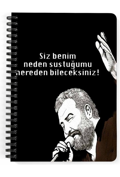 Hero Tasarım Ahmet Kaya Baskılı Ahşap Kapaklı Defter 15X20 cm DFT3932 Hero Tasarım Ahmet Kaya Baskılı Ahşap Kapaklı Defter 15X20 cm DFT3932
