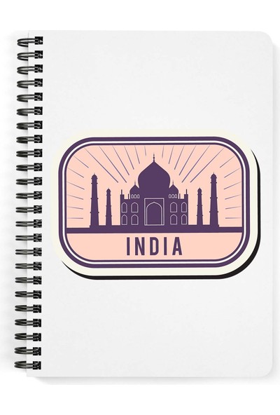 Hero Tasarım India Baskılı Ahşap Kapaklı Defter 15X20 cm DFT2208 Hero Tasarım India Baskılı Ahşap Kapaklı Defter 15X20 cm DFT2208