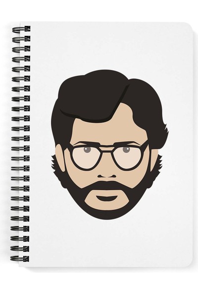 Hero Tasarım Profesör Baskılı Ahşap Kapaklı Defter 15X20 cm DFT1153 Hero Tasarım Profesör Baskılı Ahşap Kapaklı Defter 15X20 cm DFT1153