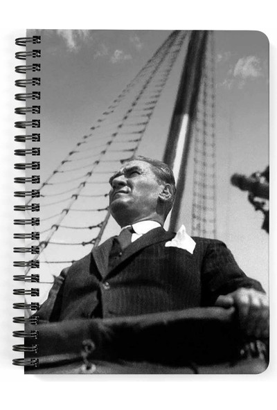 Hero Tasarım Atatürk Baskılı Ahşap Kapaklı Defter 15X20 cm DFT5549 Hero Tasarım Atatürk Baskılı Ahşap Kapaklı Defter 15X20 cm DFT5549
