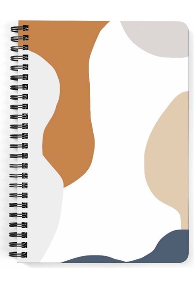 Hero Tasarım Renkler Baskılı Ahşap Kapaklı Defter 15X20 cm DFT3580