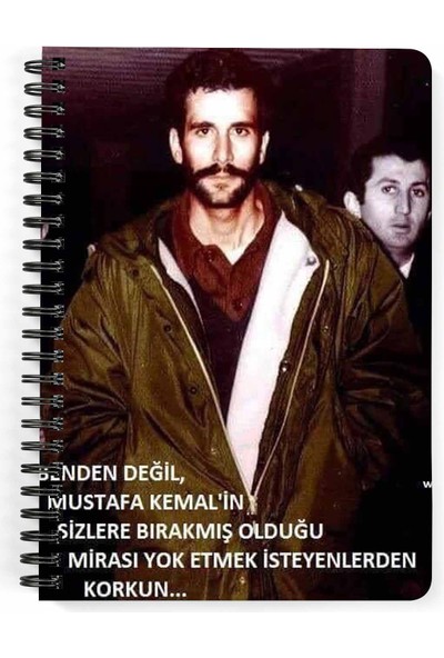 Hero Tasarım Deniz Gezmiş Baskılı Ahşap Kapaklı Defter 15X20 cm DFT3885 Hero Tasarım Deniz Gezmiş Baskılı Ahşap Kapaklı Defter 15X20 cm DFT3885