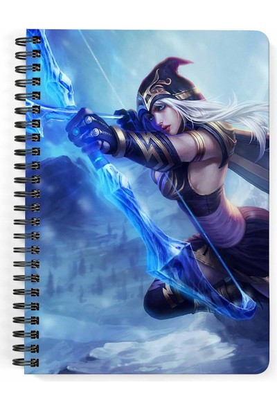 Hero Tasarım Adc Lol Baskılı Ahşap Kapaklı Defter 15X20 cm DFT3205