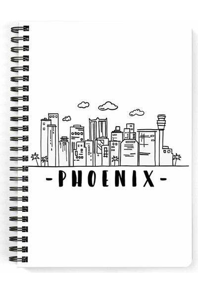 Hero Tasarım Phoenix Baskılı Ahşap Kapaklı Defter 15X20 cm DFT2954 Hero Tasarım Phoenix Baskılı Ahşap Kapaklı Defter 15X20 cm DFT2954