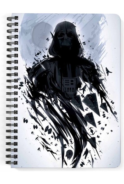 Hero Tasarım Star Wars Baskılı Ahşap Kapaklı Defter 15X20 cm DFT4329