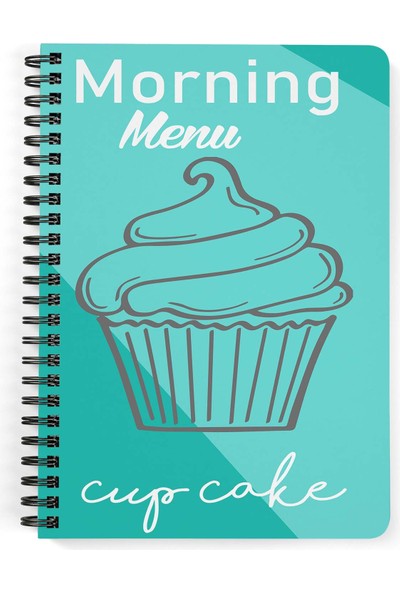 Hero Tasarım Morning Menu Baskılı Ahşap Kapaklı Defter 15X20 cm DFT668 Hero Tasarım Morning Menu Baskılı Ahşap Kapaklı Defter 15X20 cm DFT668