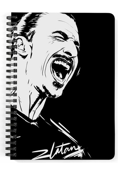 Hero Tasarım Zlatan Ibrahimoviç Baskılı Ahşap Kapaklı Defter 15X20 cm DFT4539 Hero Tasarım Zlatan Ibrahimoviç Baskılı Ahşap Kapaklı Defter 15X20 cm DFT4539