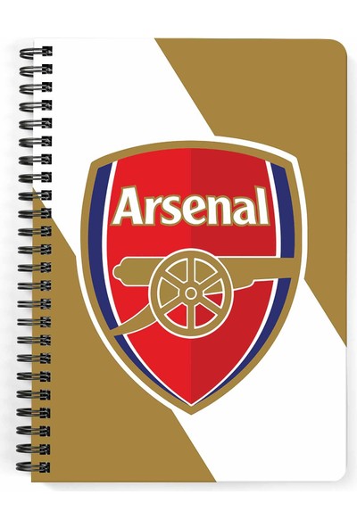 Hero Tasarım Arsenal Baskılı Ahşap Kapaklı Defter 15X20 cm DFT4399