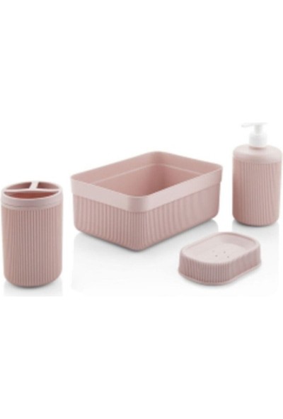 Alesta 4'lü Akrilik Banyo Seti Alesta 4'lü Akrilik Banyo Seti