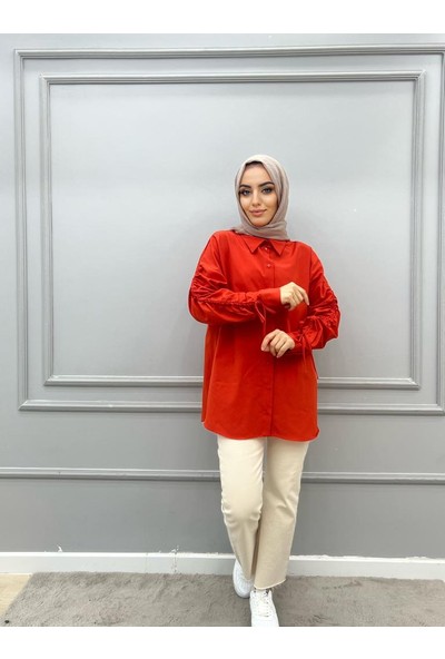 Kral Moda Kolu Ipli Gömlek Kral Moda Kolu Ipli Gömlek