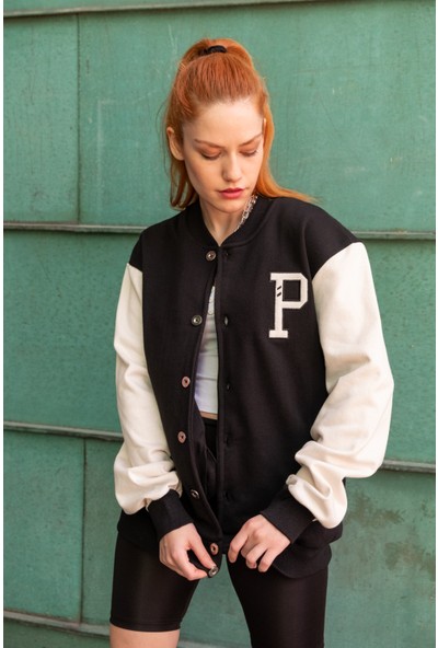Nofilter Butik Siyah P Düğmeli Kolej Ceket Nofilter Butik Siyah P Düğmeli Kolej Ceket