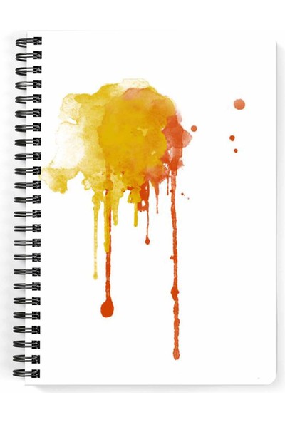 Hero Tasarım Renkler Baskılı Ahşap Kapaklı Defter 15X20 cm DFT3467