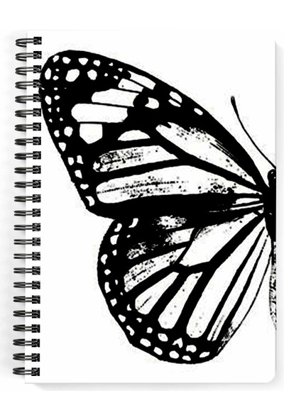 Hero Tasarım Kelebek Baskılı Ahşap Kapaklı Defter 15X20 cm DFT3189 Hero Tasarım Kelebek Baskılı Ahşap Kapaklı Defter 15X20 cm DFT3189