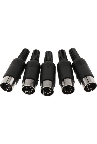 Yeajion 5 Parçalı Dın Fiş Hoparlör Kablo Bağlantısı Anti-Kink Adaptörü - 5 Pin 5 Pin (Yurt Dışından)