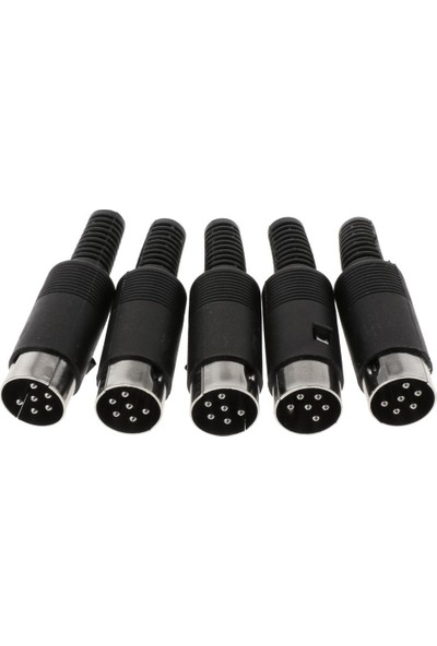 Yeajion Dın Mini Pin Erkek Fiş Ses Konektörü Klavye / Fare Dıy - Siyah, 6 Pin (Yurt Dışından) Yeajion Dın Mini Pin Erkek Fiş Ses Konektörü Klavye / Fare Dıy - Siyah, 6 Pin (Yurt Dışından)