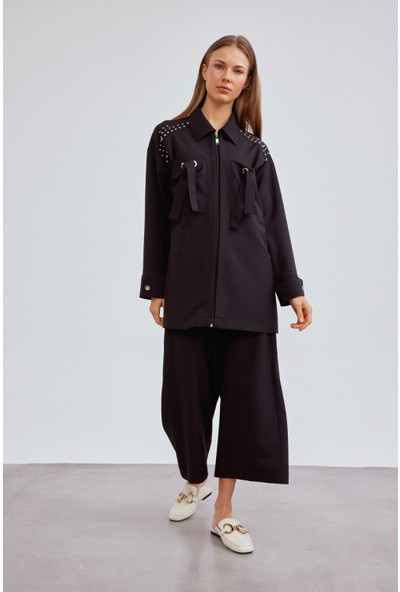 Niqozza Jeudi Takım Siyah