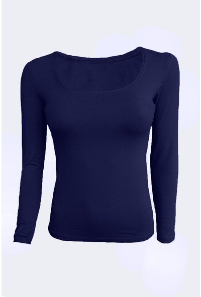 Malabadi Kadın Uzun Kol Açık Yaka Modal Body 1042