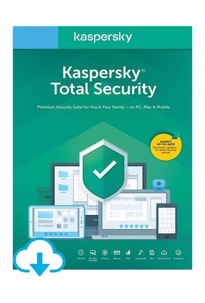 Kaspersky Total Security 1 Kullanıcı 1 Yıl Kaspersky Total Security 1 Kullanıcı 1 Yıl