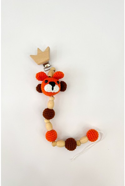 Misco Bebe Aslan Figürlü Emzik Askısı