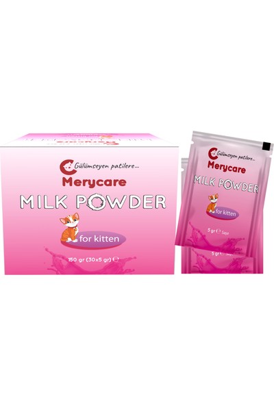 Merycare Kıtten Mılk Powder 30 Şase Merycare Kıtten Mılk Powder 30 Şase