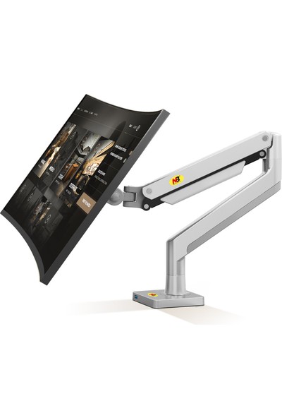 Nb North Bayou G40 Gümüş 22 İnç 40 İnç Amortisörlü Vesa 2-15 kg Profosyonel Monitör Standı Nb North Bayou G40 Gümüş 22 İnç 40 İnç Amortisörlü Vesa 2-15 kg Profosyonel Monitör Standı