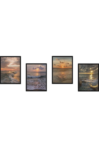 Hero Tasarım Manzara 4 Parça Mdf TABLOSLA230 Hero Tasarım Manzara 4 Parça Mdf TABLOSLA230