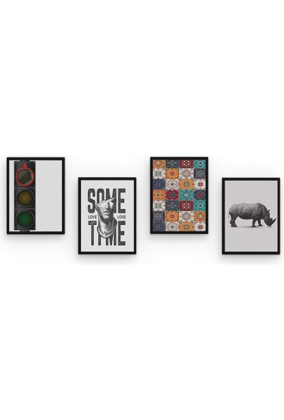 Hero Tasarım Bahar Kadını 4 Parça Mdf TABLOSLA673 Hero Tasarım Bahar Kadını 4 Parça Mdf TABLOSLA673