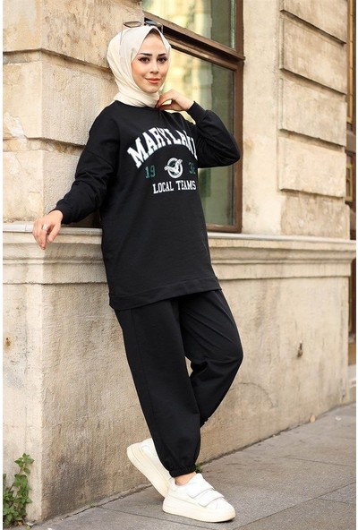 May Mara Kadın Slogan Baskılı Eşofman Takımı