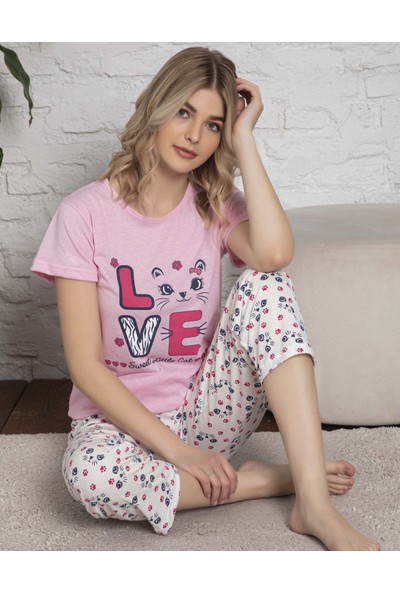 May Mara Kadın Kısa Kol Pijama Takımı