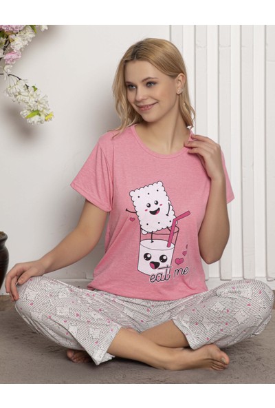 May Mara Kadın Kısa Kol Pijama Takımı