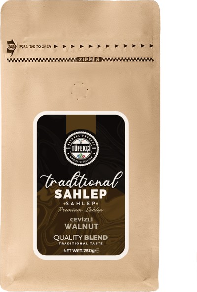 By Tüfekçi Ceviz Aromalı Salep 250 gr By Tüfekçi Ceviz Aromalı Salep 250 gr