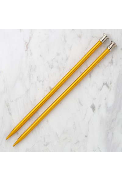 Kartopu 8 mm 25 cm Sarı Renkli Metal Çocuk Şişi Kartopu 8 mm 25 cm Sarı Renkli Metal Çocuk Şişi