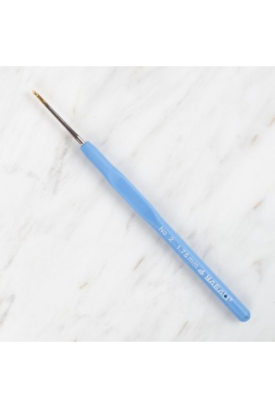 Yabalı Altın Uçlu Elastik Saplı Mavi Dantel Tığ No. 2 1.75MM Yabalı Altın Uçlu Elastik Saplı Mavi Dantel Tığ No. 2 1.75MM