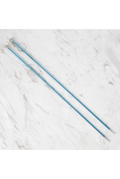 Loren Rythm 3,5mm Mavi Renkli Metal Örgü Şişi Loren Rythm 3,5mm Mavi Renkli Metal Örgü Şişi