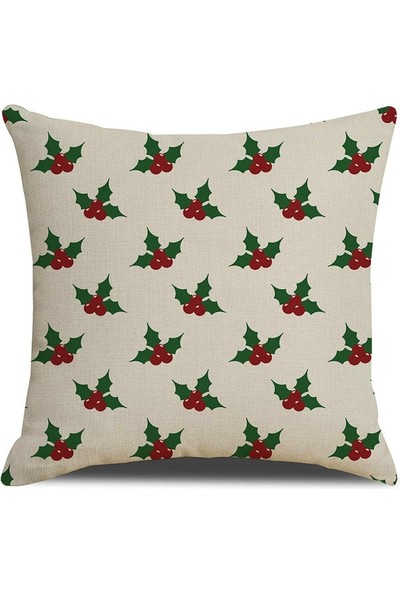 BDZ Mall Noel Yeşil Şerit Desen 45 Keten (Yurt Dışından)