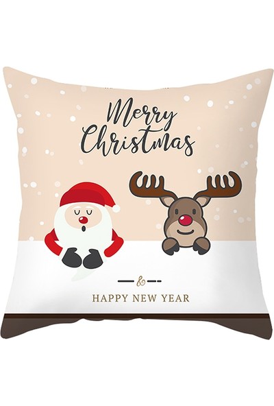 BDZ Mall Merry Christmas Yastık Kapak Noel Baba (Yurt Dışından) BDZ Mall Merry Christmas Yastık Kapak Noel Baba (Yurt Dışından)