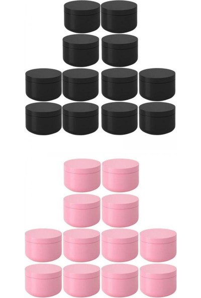 Mirror 24 Adet Boş Alüminyum Kalay Konteyner Kozmetik Mum Baharatlar Için Teneke Candy (Yurt Dışından)