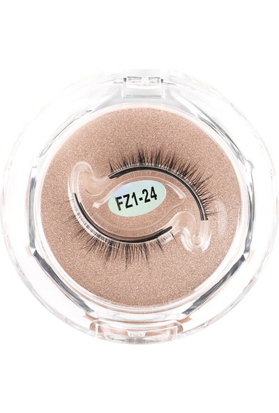 Mirror Yeniden Kullanılabilir Kendinden Yapışkanlı Kirpikler 3D Kalın Kadınlar Için Tutkal Ücretsiz Giymek Kolay Fz1-24 (Yurt Dışından)