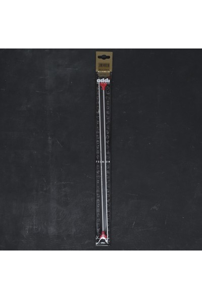 Addı Kalpli 3.5mm 40CM Klasik Alüminyum Örgü Şişi - 200-7