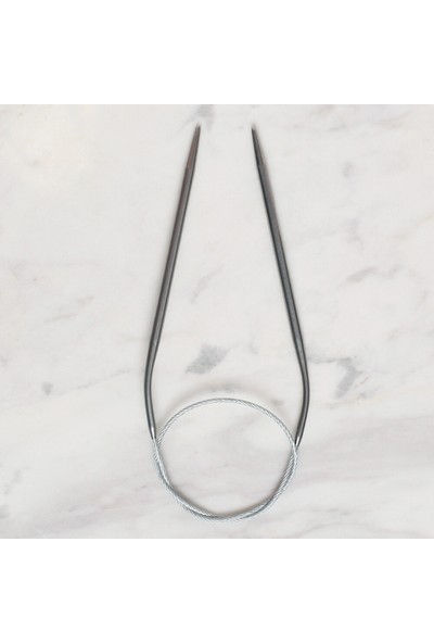 Loren Crafts 3,5 mm Çelik Misinalı Şiş 40 cm Loren Crafts 3,5 mm Çelik Misinalı Şiş 40 cm