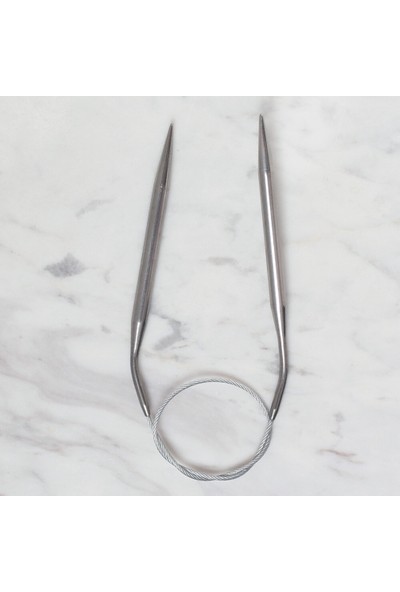 Loren Crafts 6 mm Çelik Misinalı Şiş 40 cm