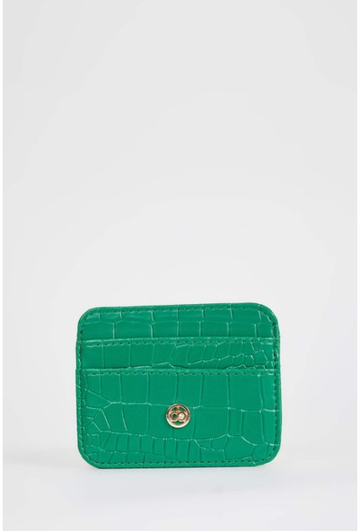 DeFacto Kadın Suni Deri Croco Kartlık W2526AZNS